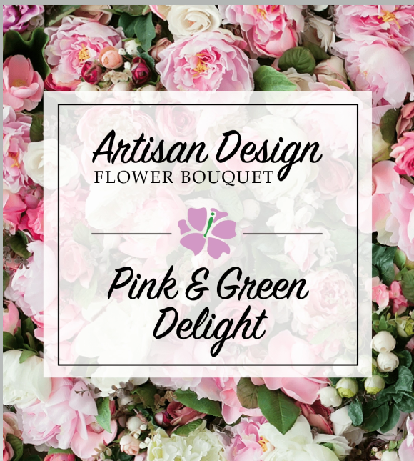 Artist's Design: Pink and Green Delight | Avas Flowers